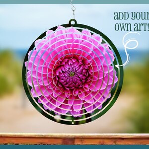 Circle Wind Spinner Template SVG - Windspinner Svg - Hanging Wind ...