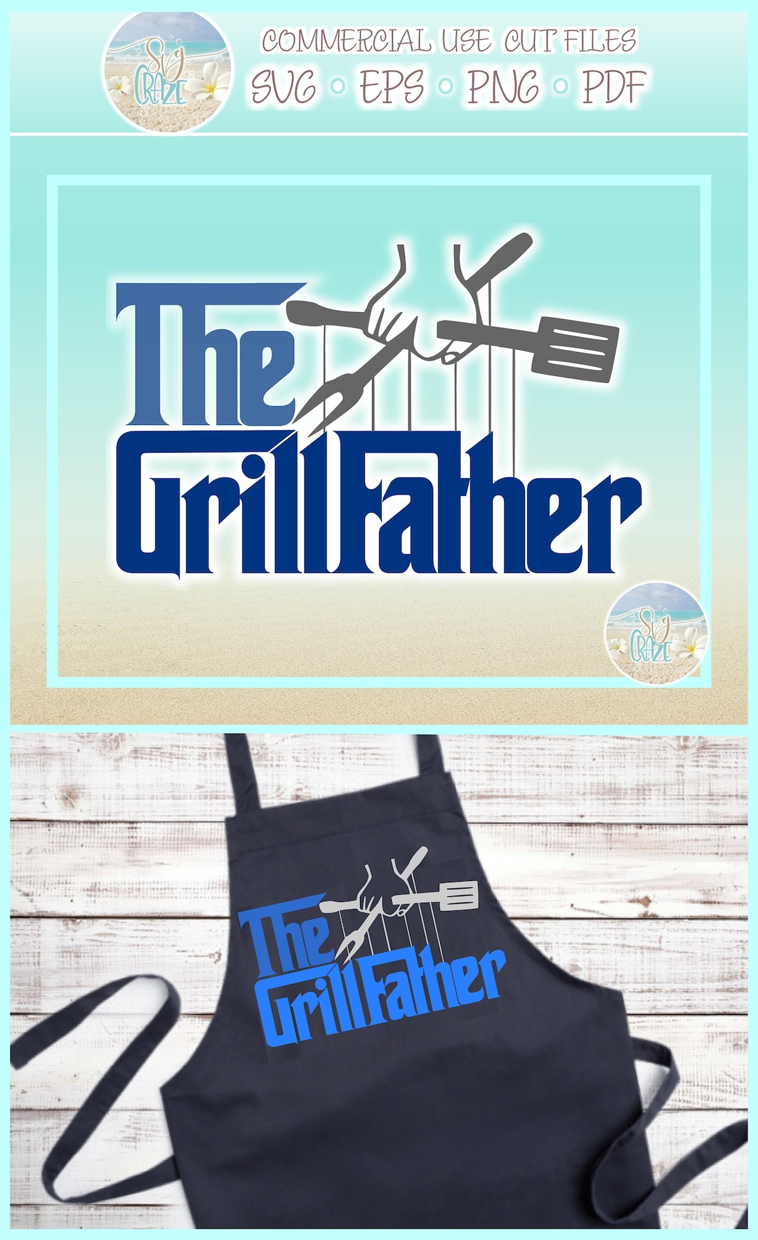The Grill Father Quote SVG Files for Cricut Silhouette - Dxf Eps Pdf ...