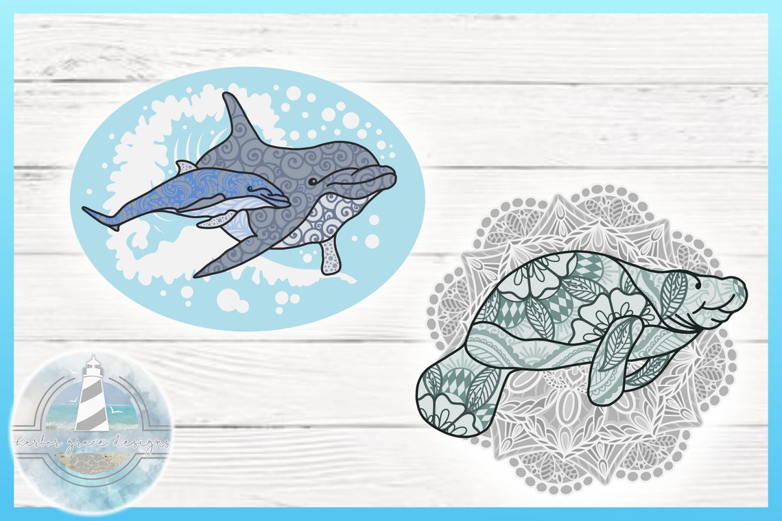 3D Mandala SVG Bundle Layered Ocean Beach Theme Bundle - Etsy