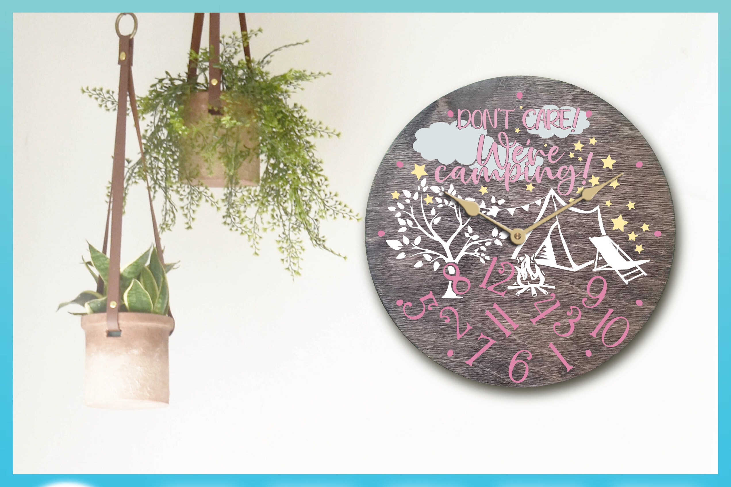 Funny Clock Quotes Sayings Round Sign Bundle SVG Files for Cricut ...