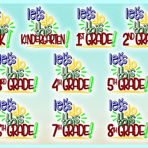 Back to School Let's Do This Quote Bundle SVG Files for Cricut ...