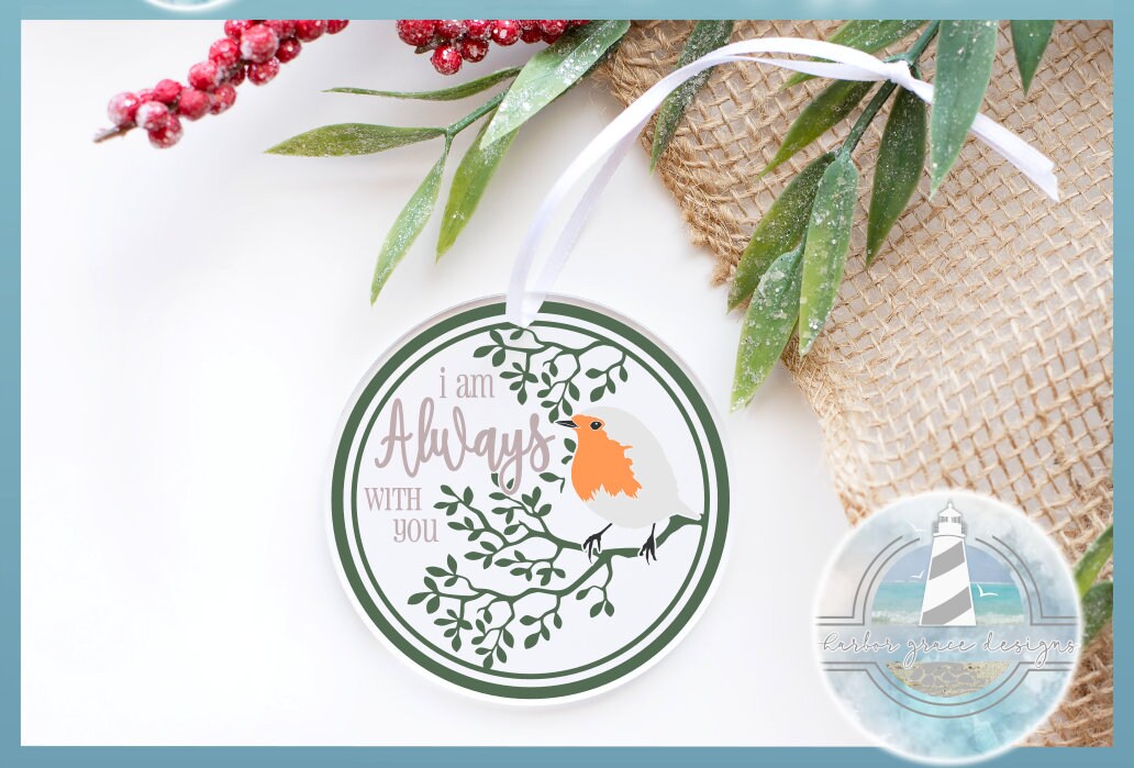 Robin Memorial Quotes for Round Tile Ornament SVG Bundle - Etsy
