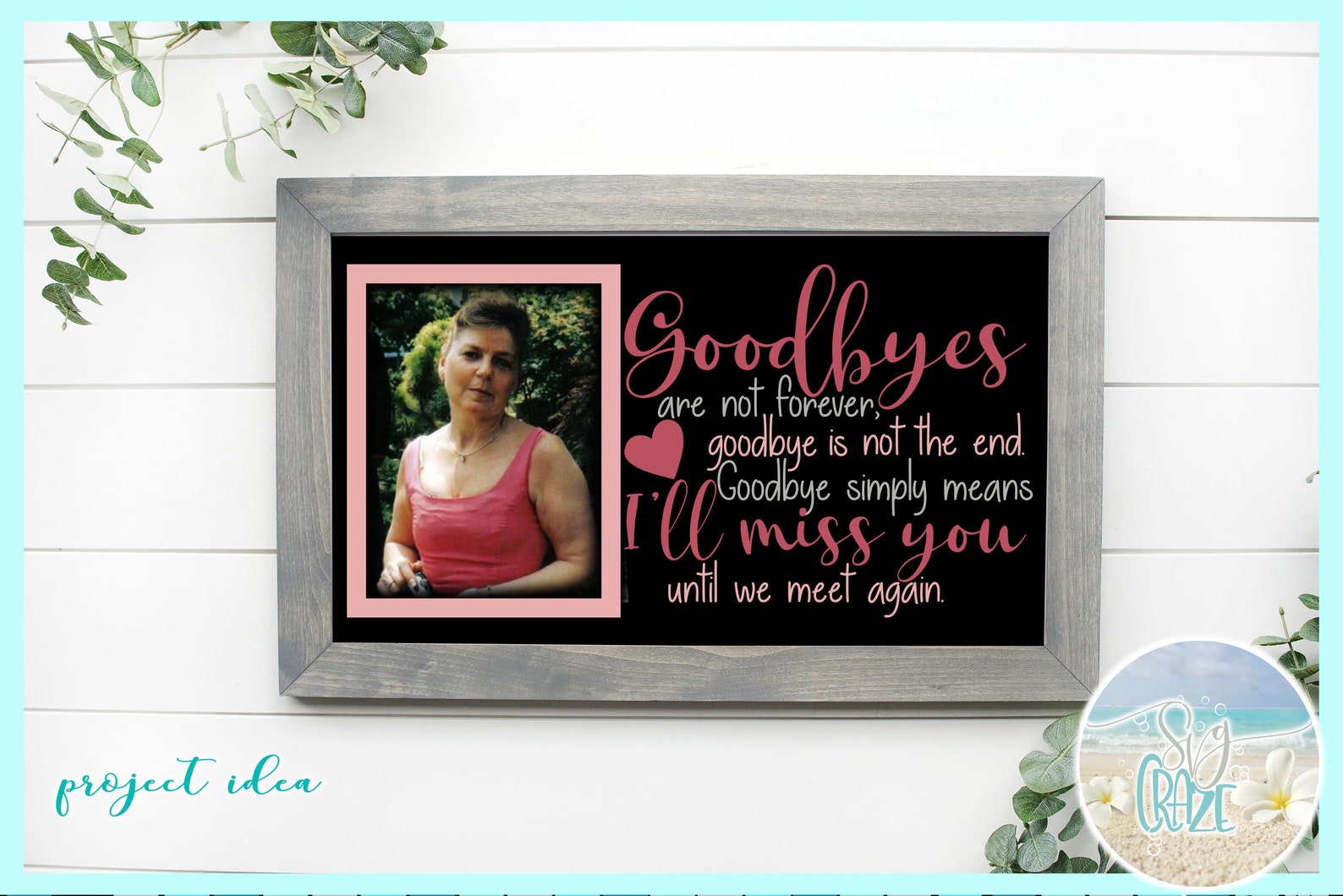 Goodbyes Are Not Forever I'll Miss You Until We Meet Again | Etsy
