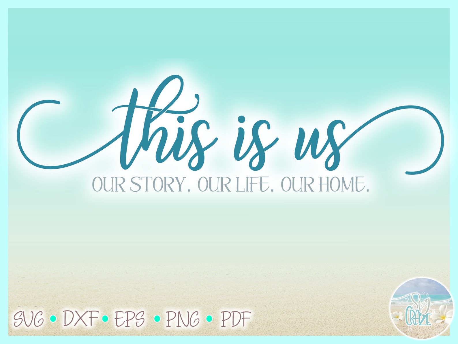 This is Our Story Life Home Us Quote SVG Files for Cricut Silhouette ...