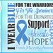I WEAR BLUE Microtia Awareness Support SVG Files for Cricut Silhouette ...