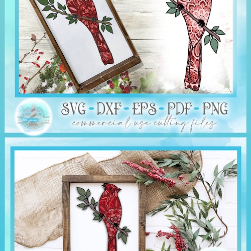 3D Layered Design Cardinal Mandala SVG File Multi Layered - Etsy