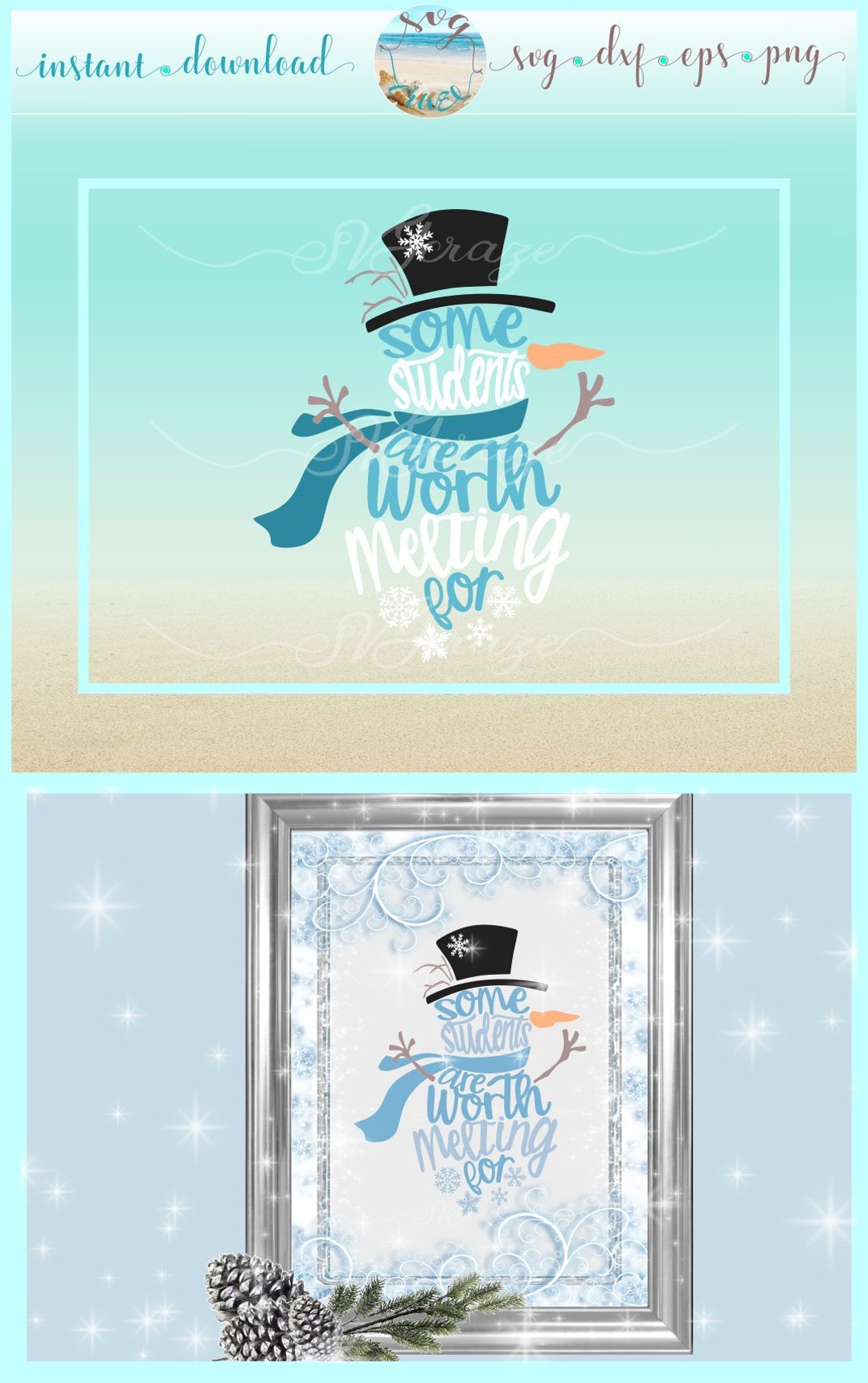 Some Students Are Worth Melting for Snowman SVG Files for Cricut ...