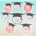Graduation Cap Monogram Bundle SVG Files for Cricut Silhouette - Etsy