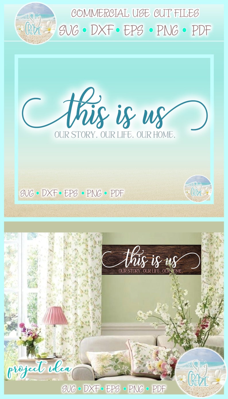 This is Our Story Life Home Us Quote SVG Files for Cricut Silhouette ...