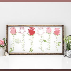 Flower Stem Art, SVG Bundle, Garden Buddies FONT INCLUDED, Flower Name ...