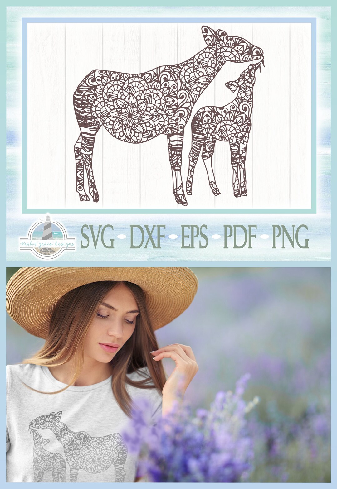 Okapi Mandala SVG | Okapi SVG | Mandala SVG Files for Cricut Silhouette ...