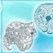 Wombat Mandala Zentangle SVG Files for Cricut Silhouette - Dxf Eps Pdf ...