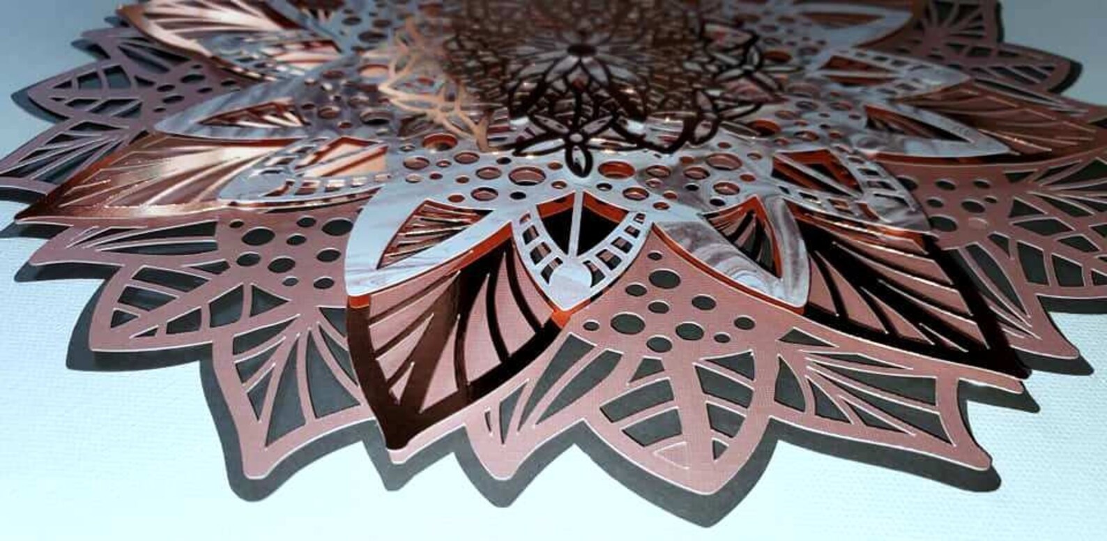 3D Layered Design | Floral Mandala SVG File | Multi Layered Mandala SVG ...