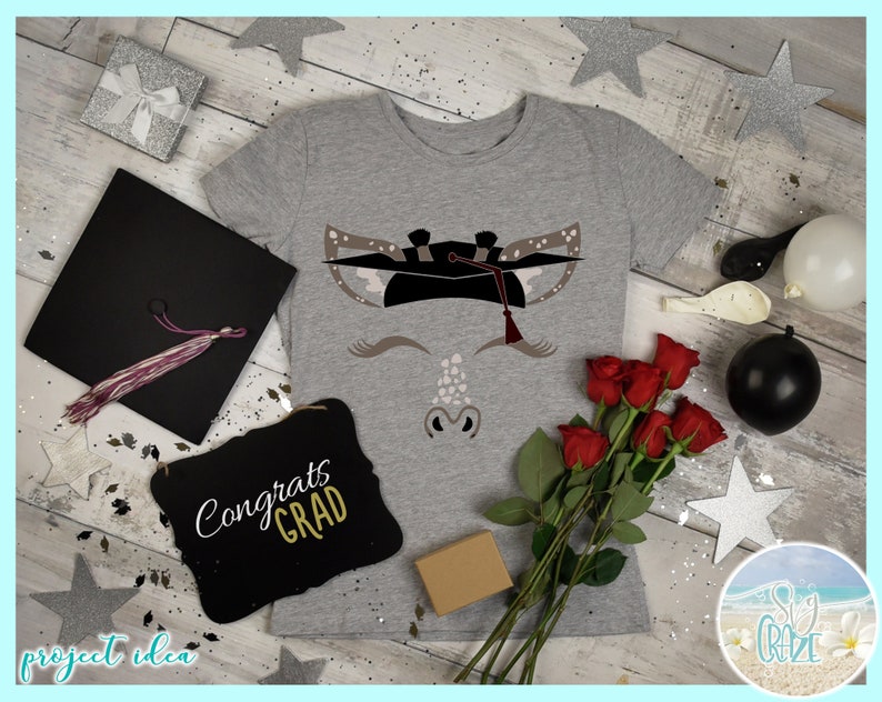 Giraffe Face With Graduation Cap Seniors 2019 SVG Files for | Etsy