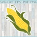 Thanksgiving Corn on the Cob SVG Files for Cricut Silhouette Dxf Eps ...