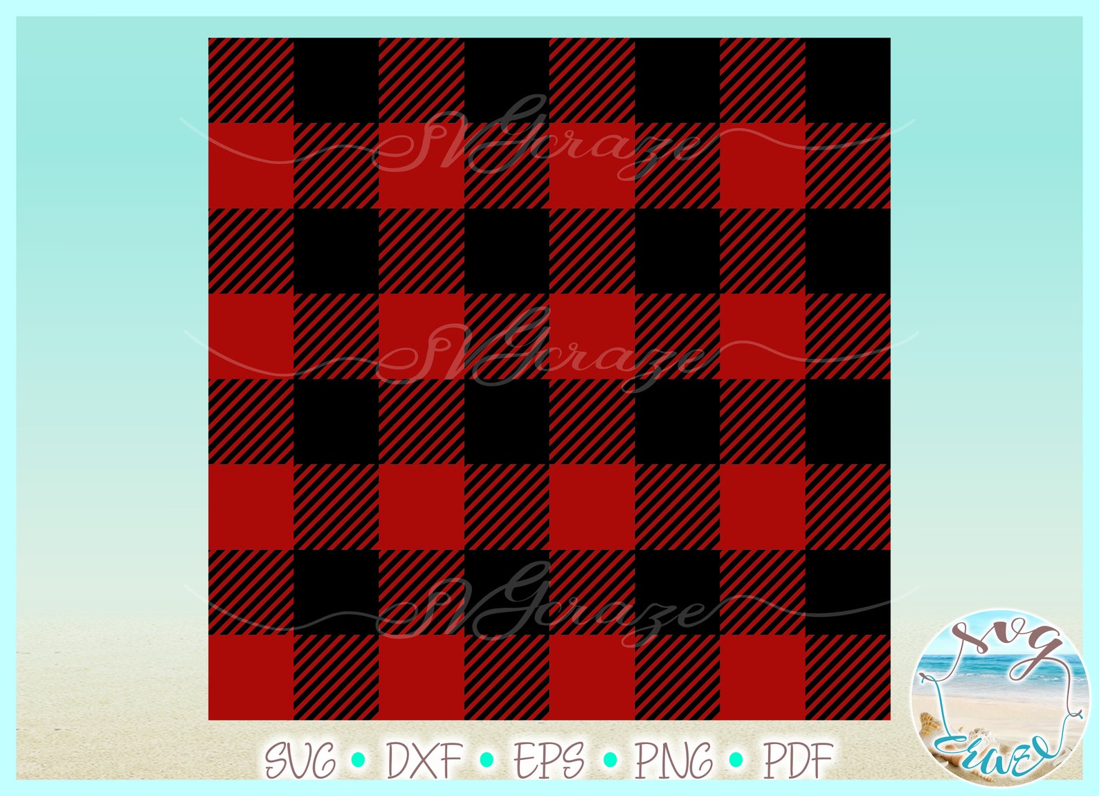 Christmas SVG Plaid Cut File Bundle SVG Files for Cricut | Etsy