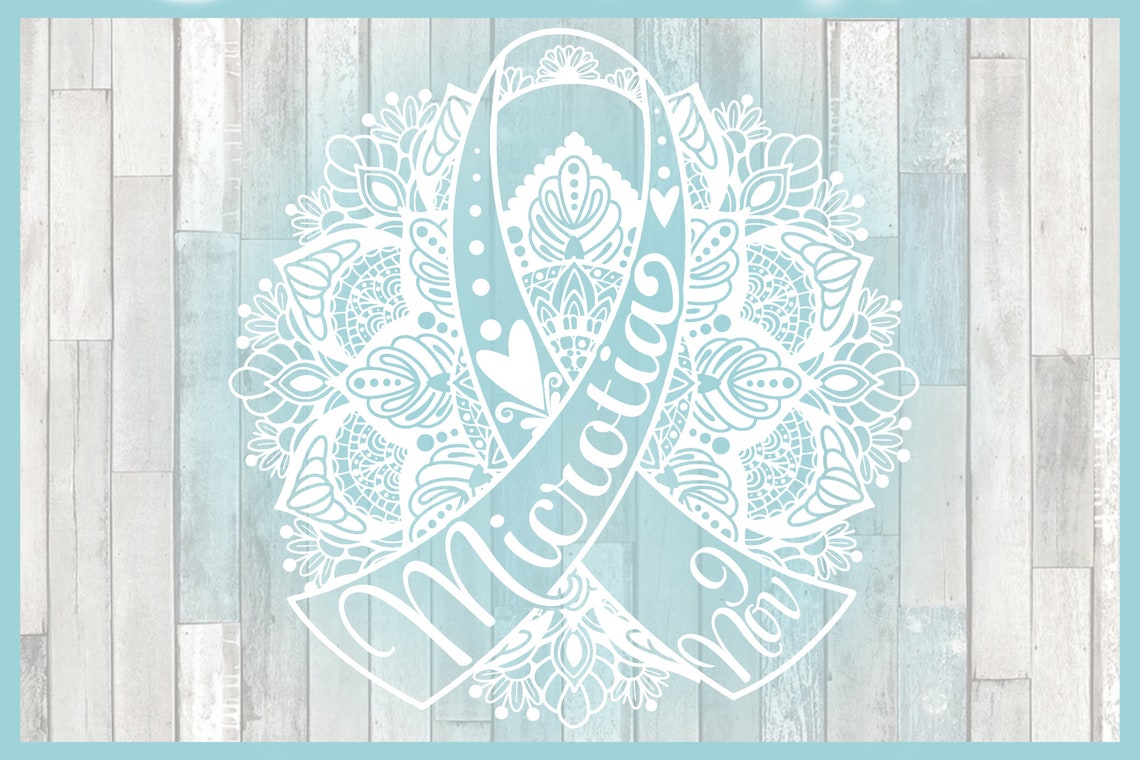 CUSTOM Microtia Mandala SVG Dxf Eps Pdf PNG Files for Cricut | Etsy