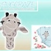 Cute Giraffe Face SVG Files for Cricut Silhouette - Dxf Eps Pdf Png ...