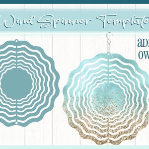 Round Wind Spinner Template - Windspinner SVG - Hanging Wind Spinners ...