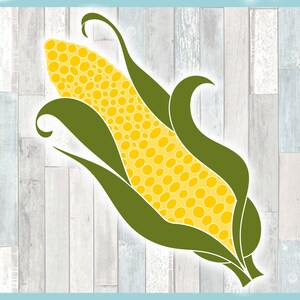 Thanksgiving Corn on the Cob SVG Files for Cricut Silhouette - Dxf Eps ...