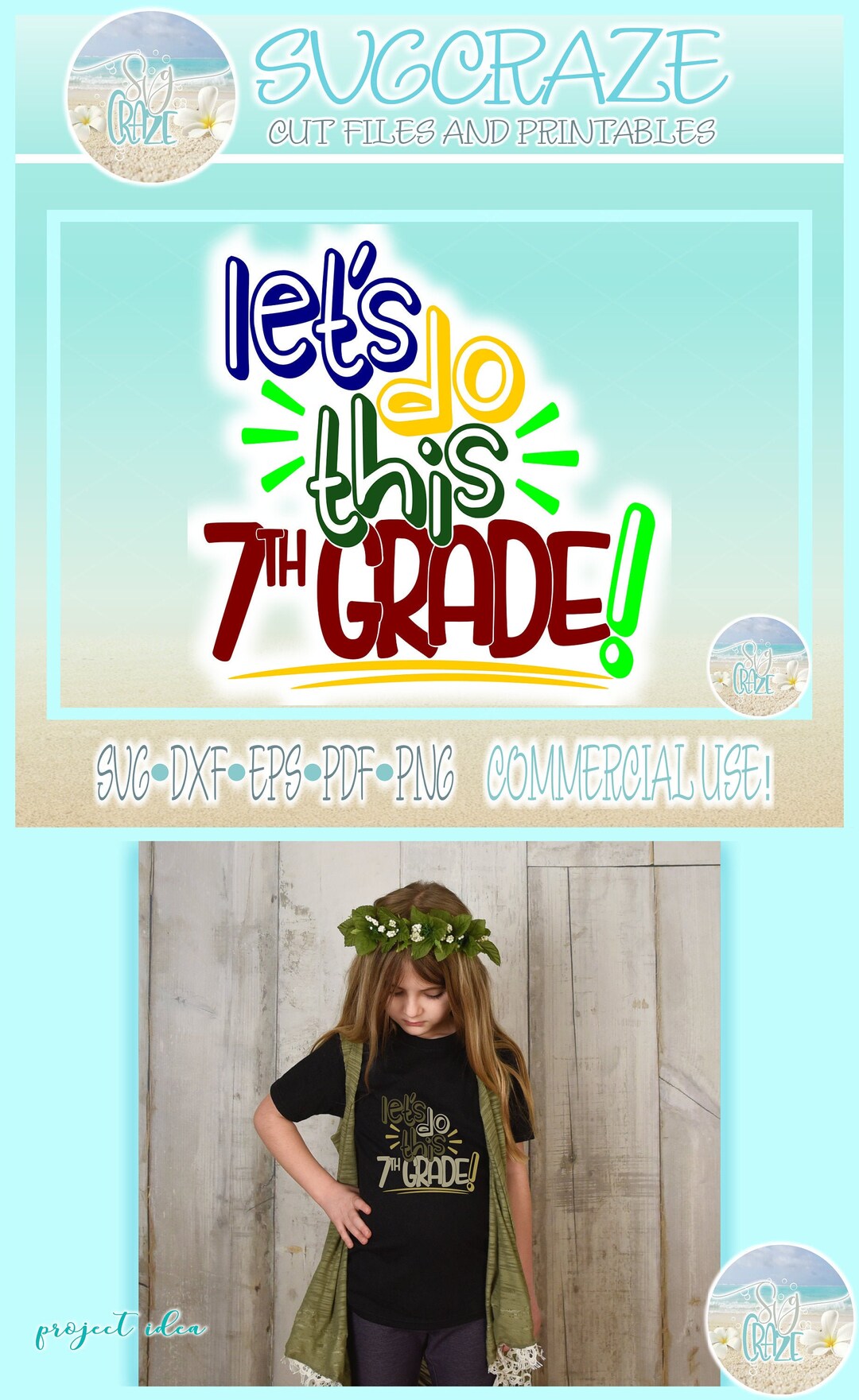 Back to School Let's Do This 7th Grade Quote SVG Files for Cricut ...