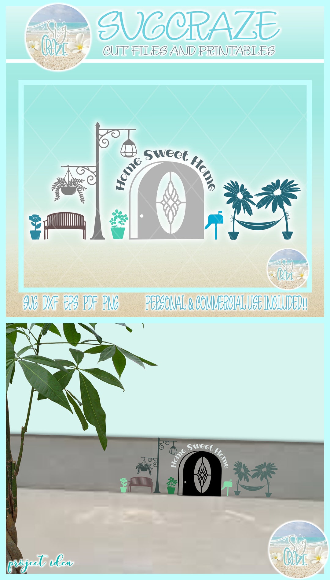 Baseboard Mouse House SVG Files for Cricut Silhouette - Dxf Eps Pdf Png ...