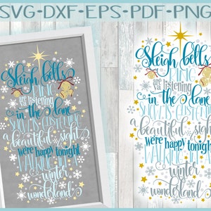 Walking in A Winter Wonderland Song Lyrics Christmas Holiday Vertical ...