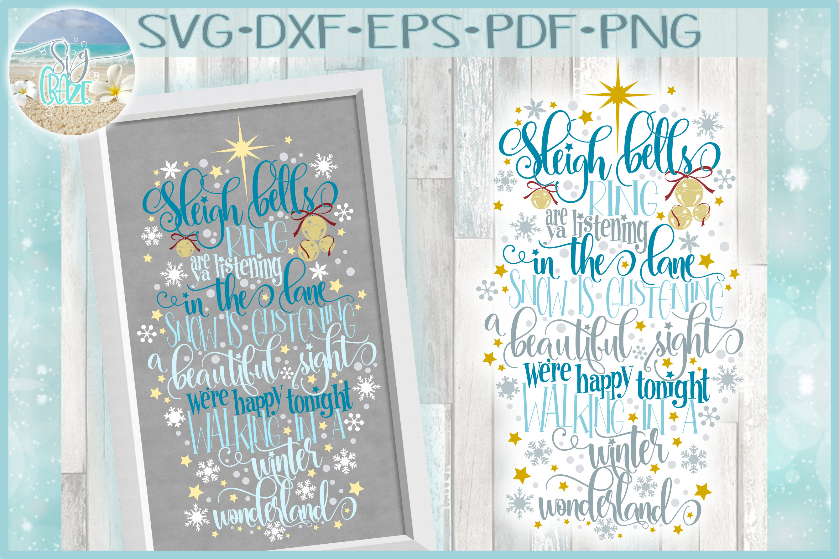 Walking in A Winter Wonderland Song Lyrics Christmas Holiday | Etsy