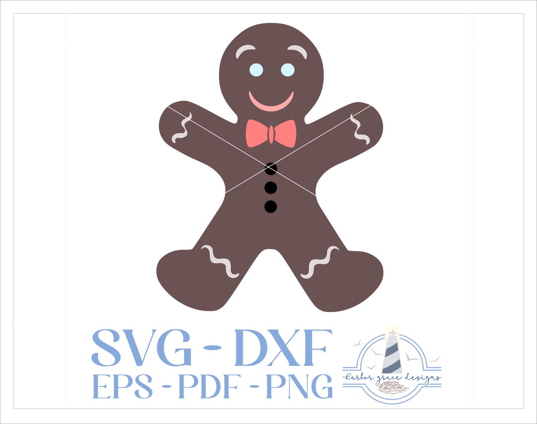 Gingerbread Man SVG, Ginger Bread Man Svg, SVG Files for Cricut ...