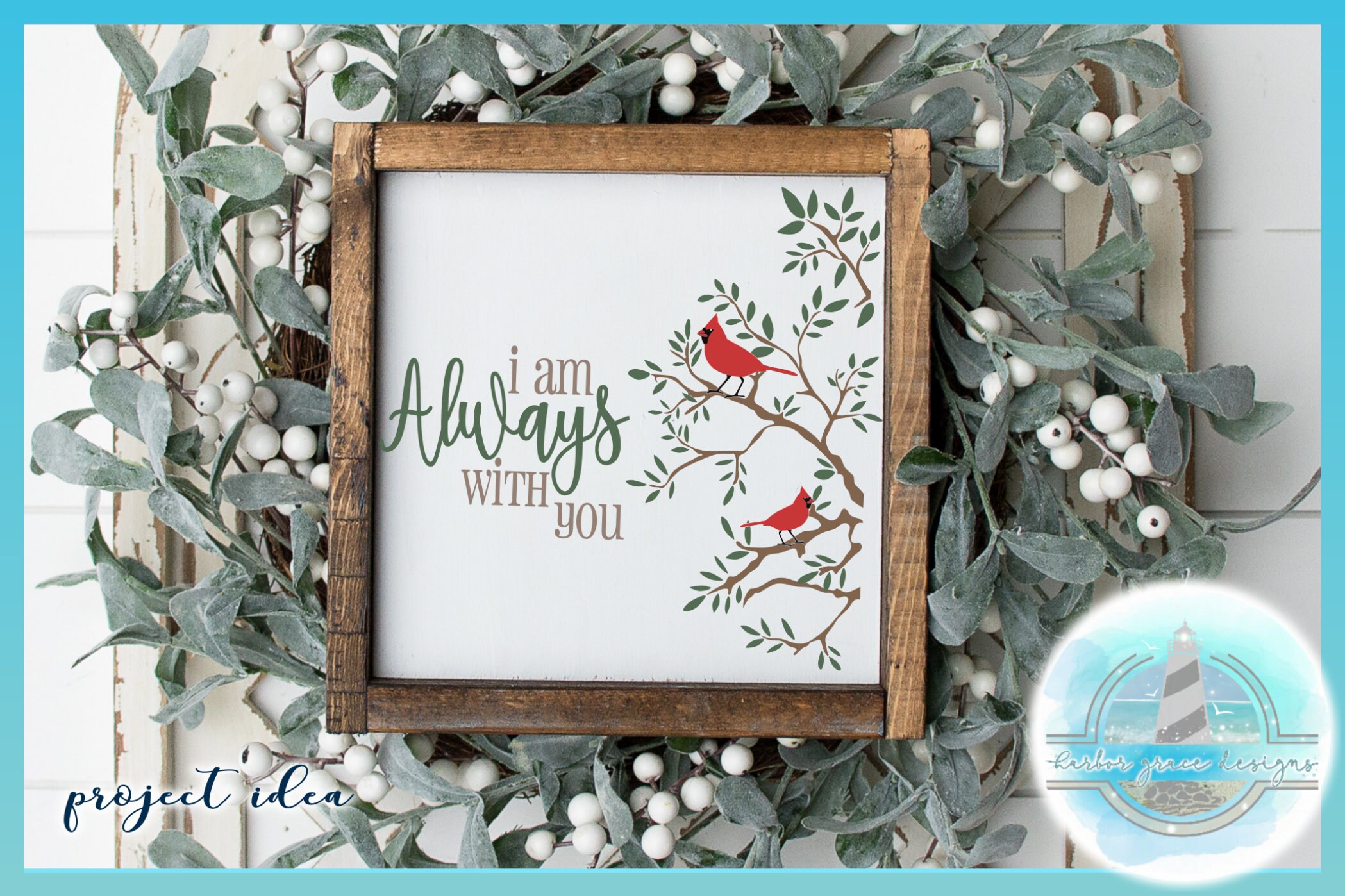 I Am Always With You Cardinal Quote SVG Files for Cricut Silhouette ...