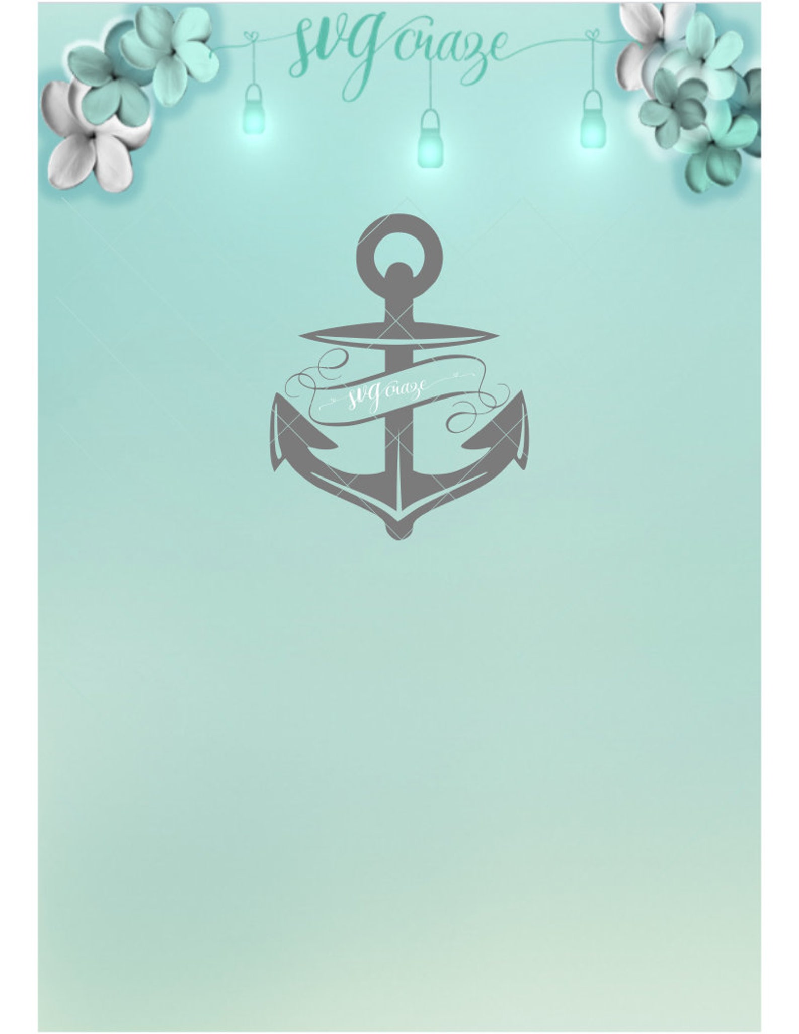 Anchor Banner SVG Files for Cricut Silhouette Dxf Eps Pdf - Etsy