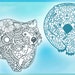 Wombat Mandala Zentangle SVG Files for Cricut Silhouette - Dxf Eps Pdf ...