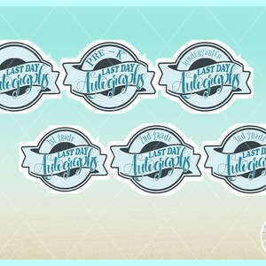 Last Day of School Autographs Class of 2019 Graduation Signatures All ...