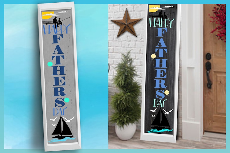 Holiday Tall Vertical Front Porch Sign Bundle SVG Dxf Eps Png | Etsy