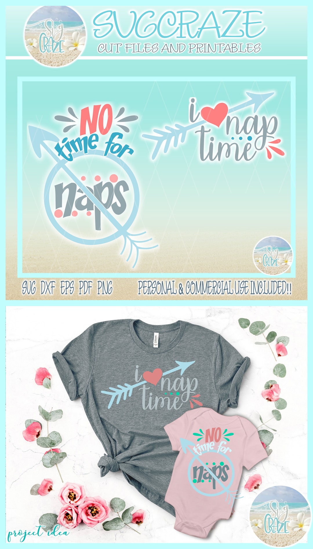 No Time for Naps I Love Nap Time Quote SVG Files for Cricut Silhouette - Dxf Eps Pdf Png ...