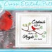 Counted Cross Stitch PDF Pattern | Cardinals Appear When Angels Are ...