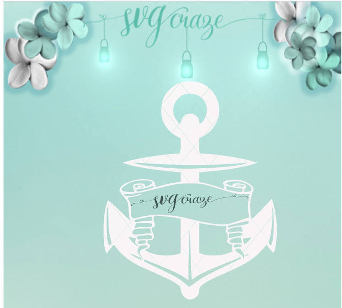 Anchor Banner SVG Files for Cricut Silhouette Dxf Eps Pdf - Etsy