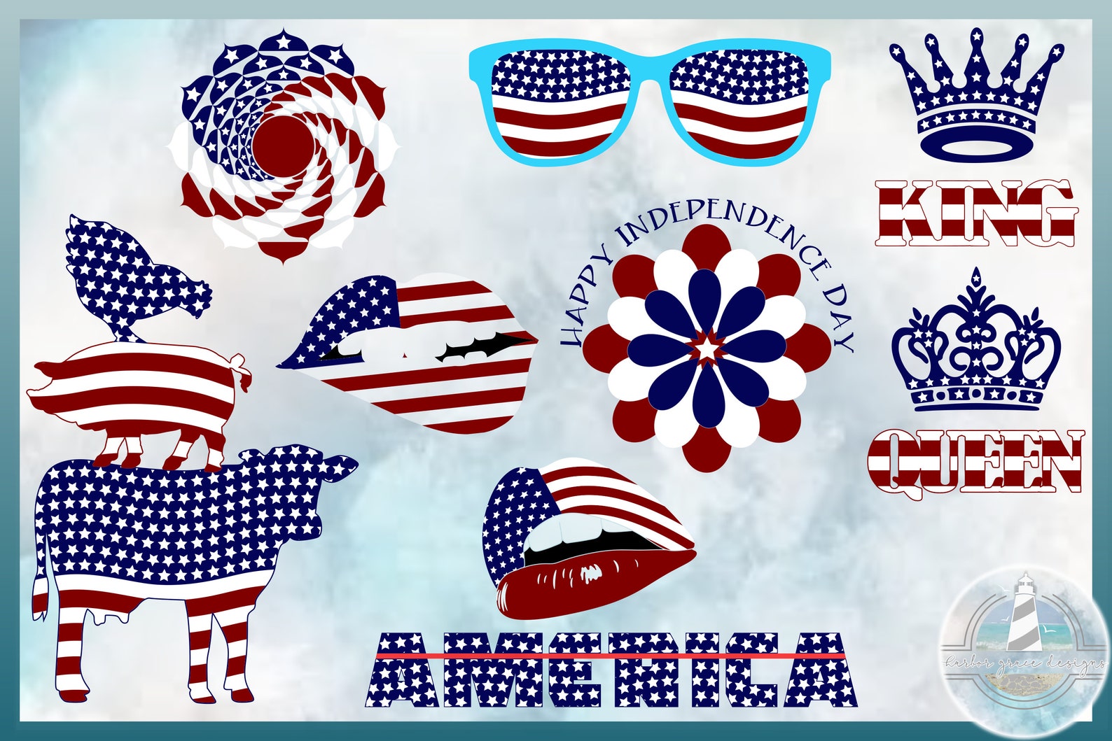 4th of July SVG Bundle - USA Bundle - Patriotic - July 4th ...