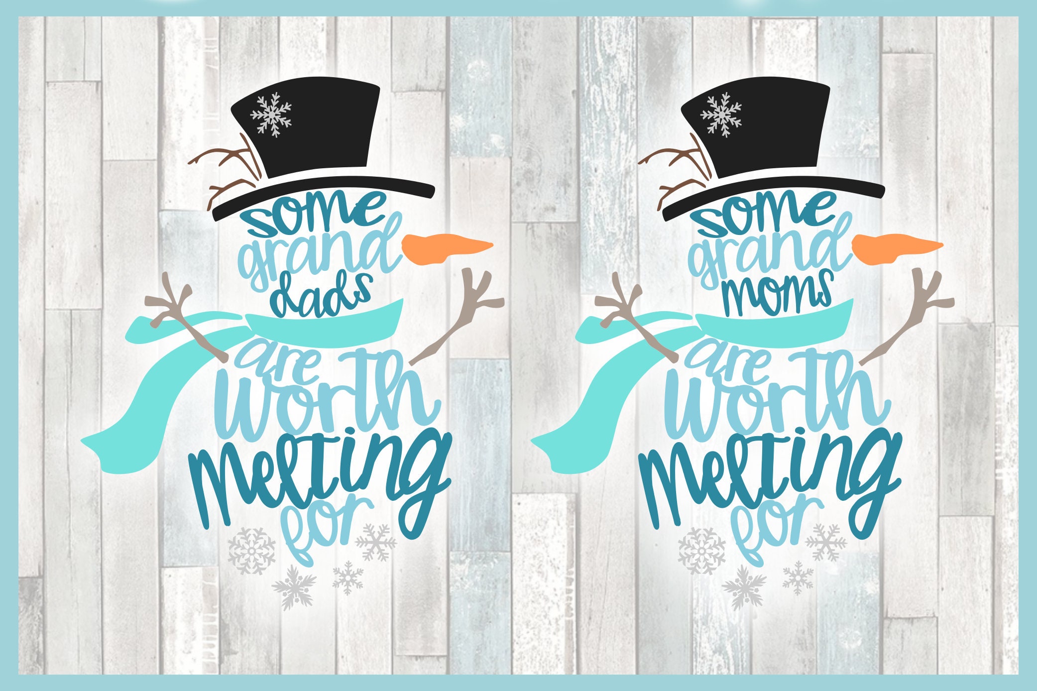 Snowman Quotes Bundle SVG Files for Cricut Silhouette Dxf | Etsy