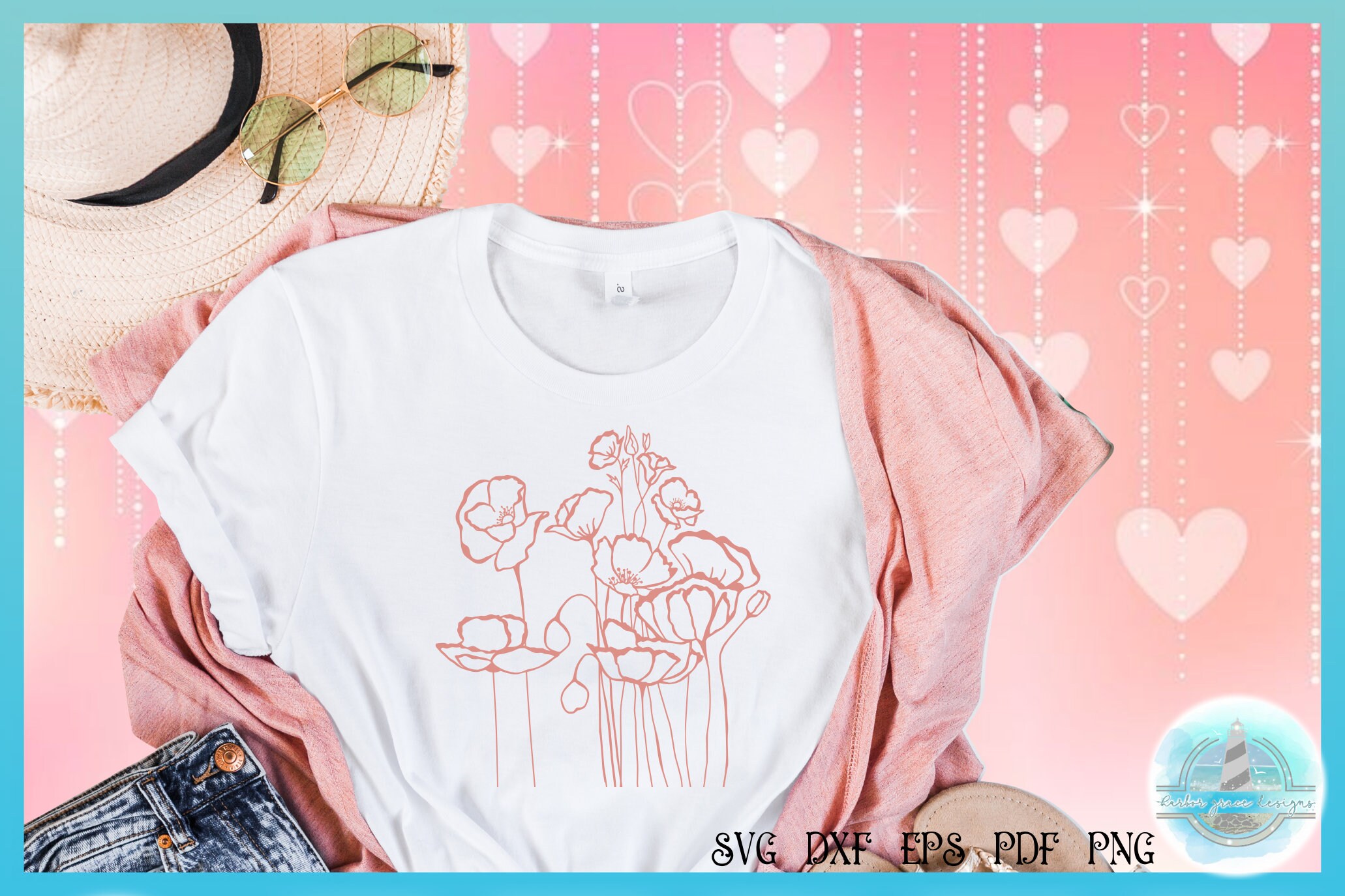Poppies SVG | Poppy Flowers SVG | Flower SVG Files for Cricut ...