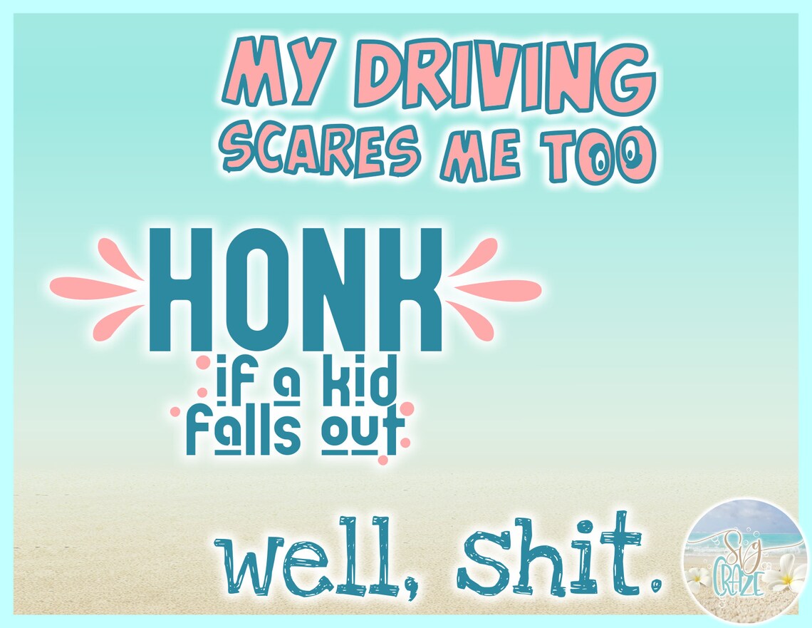 Fun Vehicle Decals Quote Sayings Bundle SVG Files for Cricut - Etsy