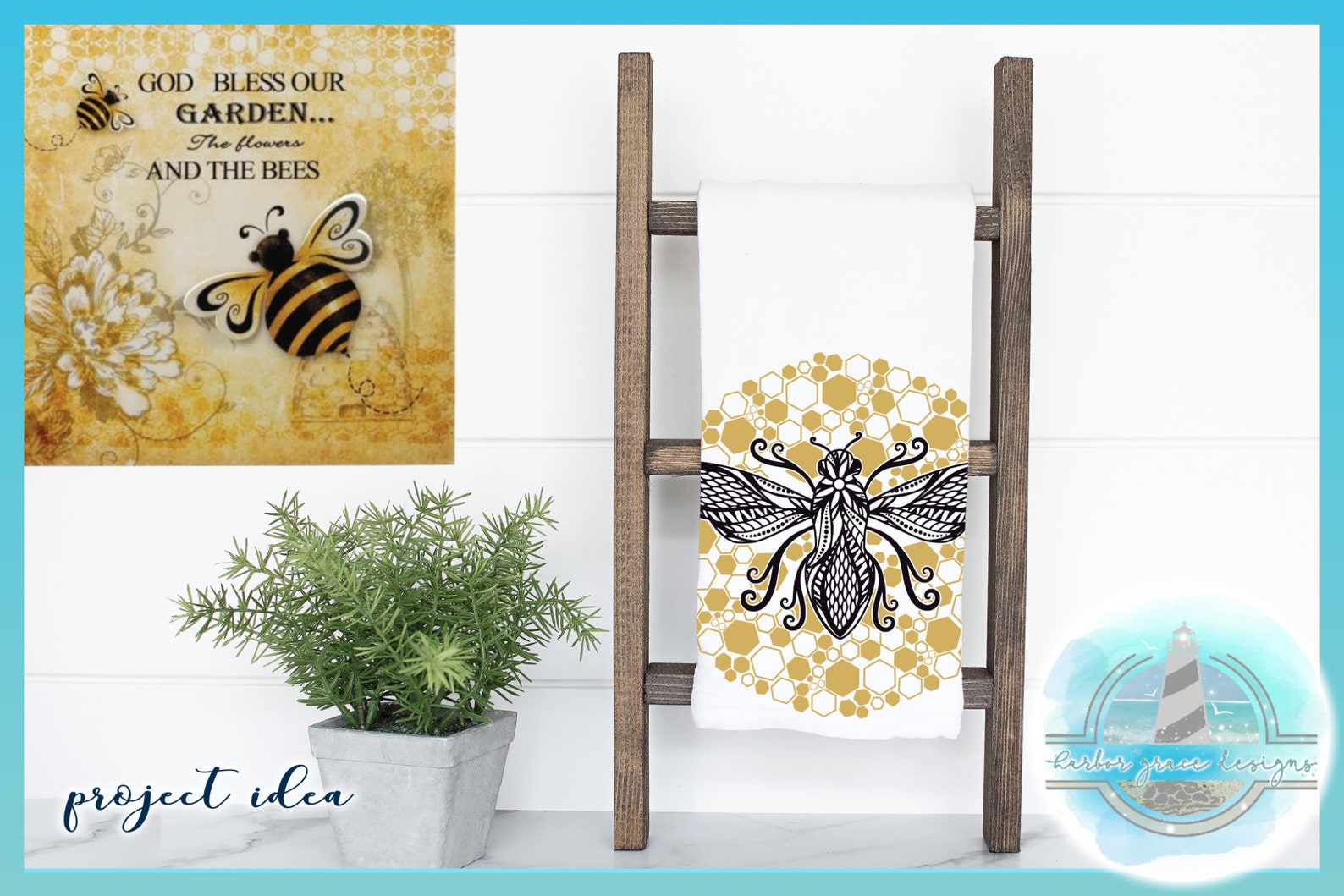 Bee Honeycomb Mandala Zentangle SVG Files for Cricut - Etsy