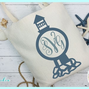 Nautical Monogram Bundle SVG Files for Cricut Silhouette - Dxf Eps Pdf ...