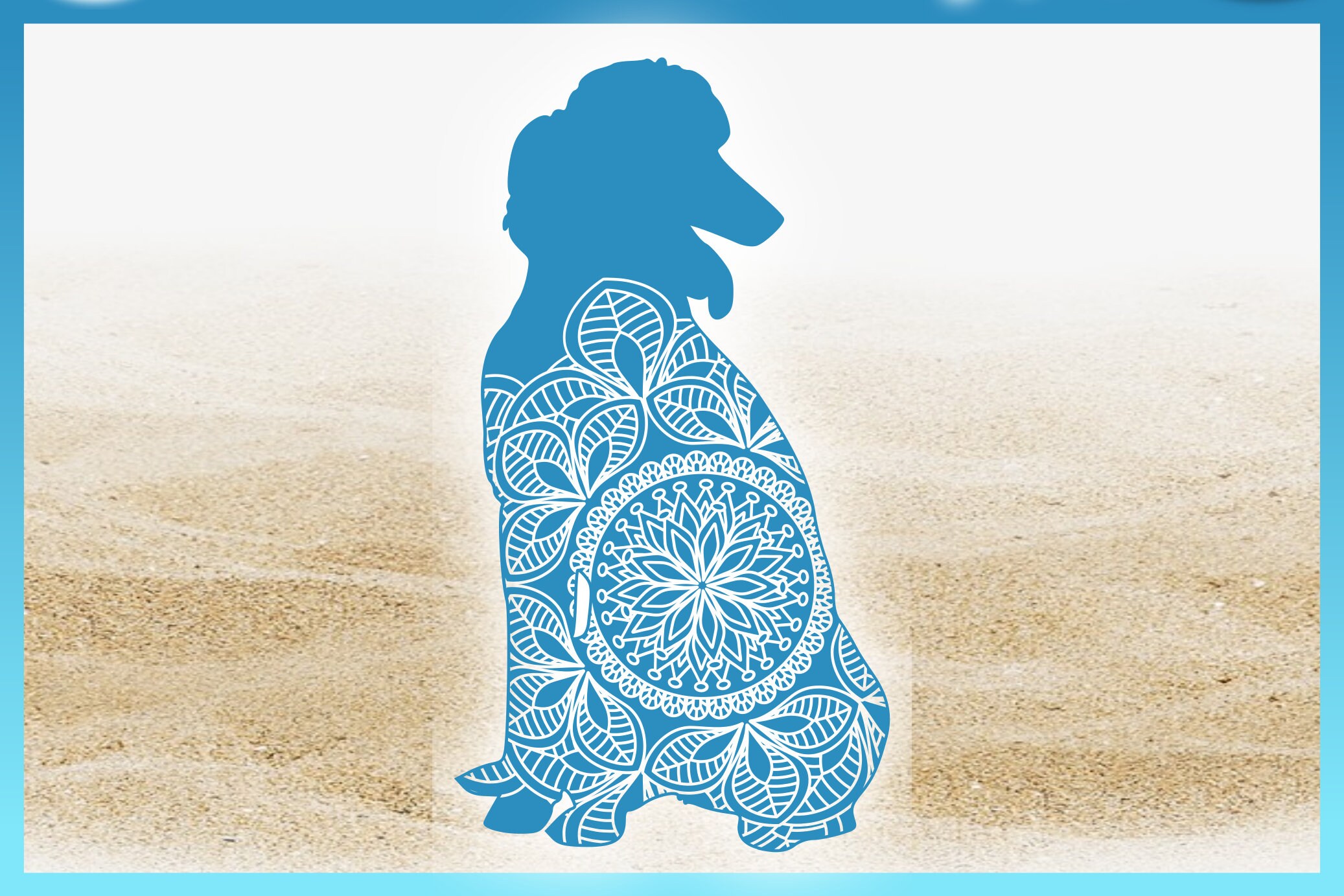 Poodle Mandala Zentangle Bundle SVG Files for Cricut Silhouette - Dxf ...