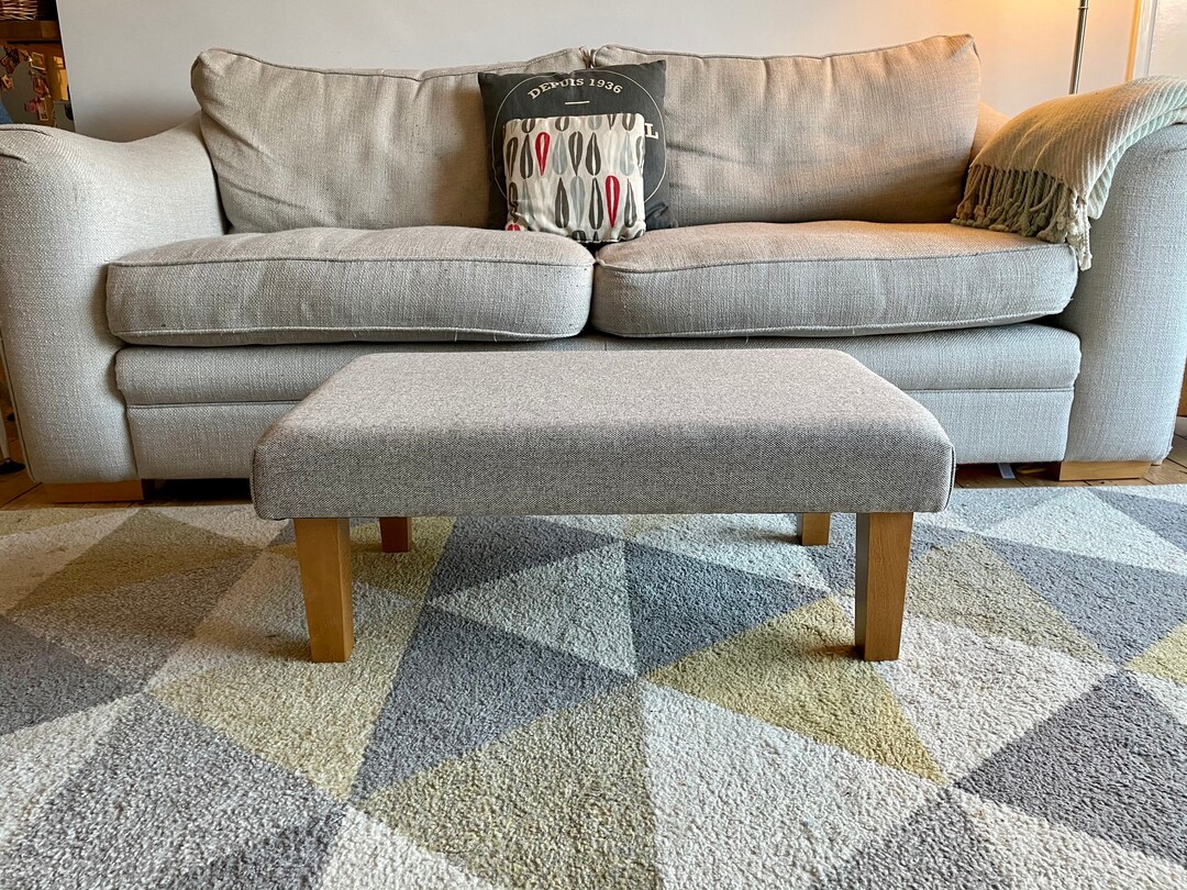 Large Footstool, Upholstered Coffee Table, Foot Stool, Ottoman, Various ...