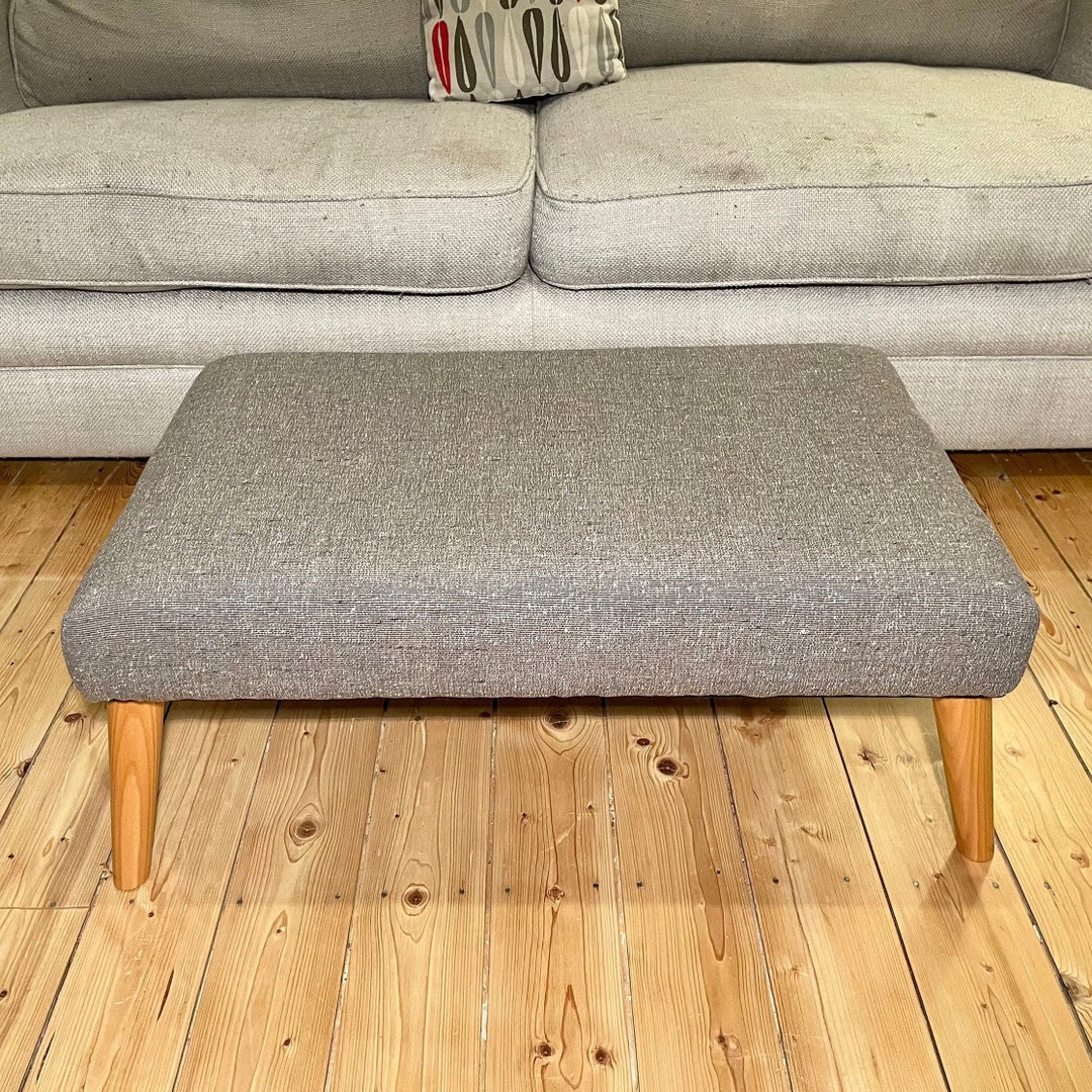 Scandinavia Style Large Footstool, Upholstered Coffee Table, Various ...
