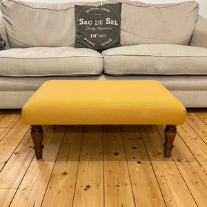 Large Footstool, Upholstered Coffee Table, Foot Stool, Ottoman, Various ...