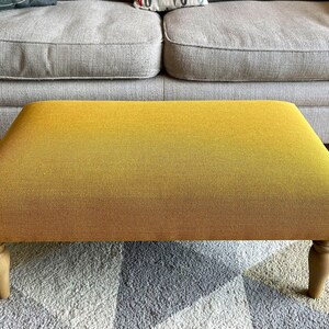 Large Footstool Upholstered Coffee Table Foot Stool - Etsy UK