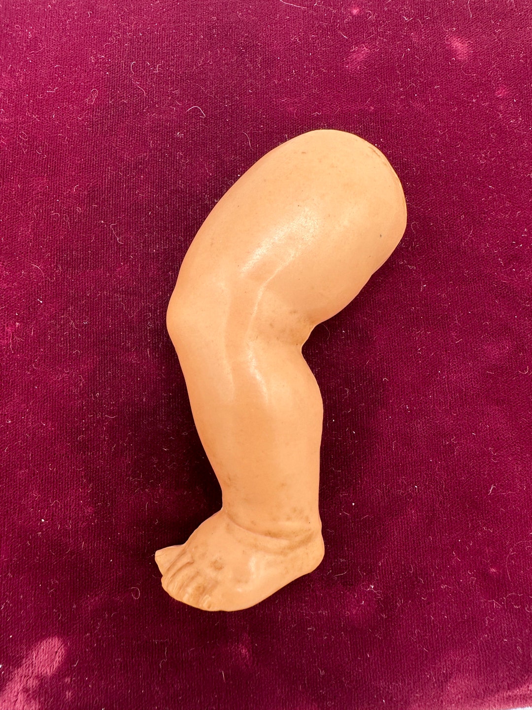 Single Left Vintage Celluloid Baby Doll Leg 4” Replacement Originals G ...