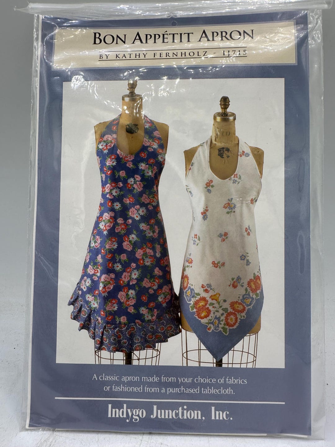 New Never Opened Indygo Junction Bob Appetit Apron Pattern by Kathy ...